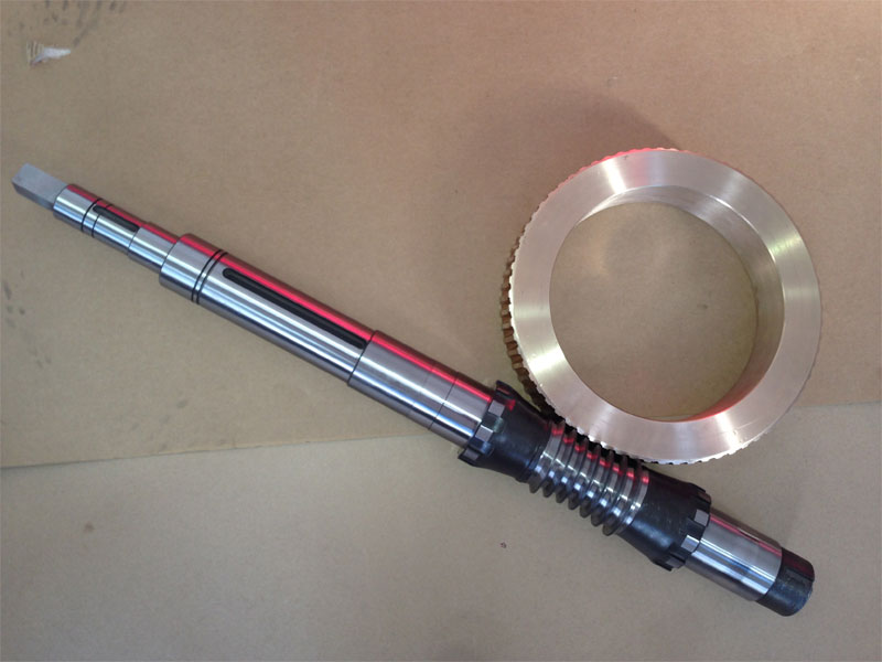 Tyre Shaping And Curing Press Worm Gear